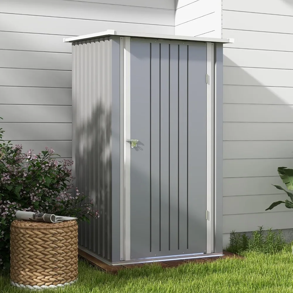 3×3 FT Metal Storage Shed – Garden Exploration
