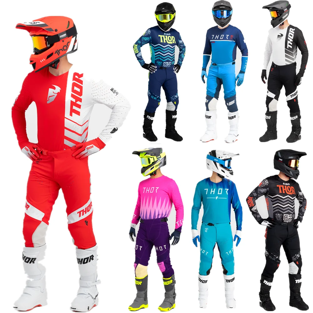 Black Gold thor mx 2025 fh Motocross Gear Set Prime Pro MX Jersey Set ...