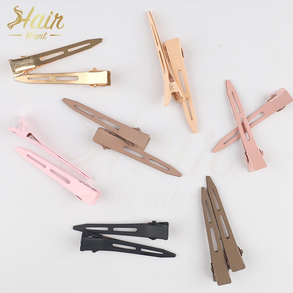 Hair-Want-Metal-Matte-Finish-Hair-Clip-Duck-Billed-Hair-Clips-Styling ...
