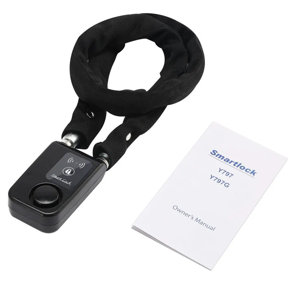 Bluetooth-Bike-Lock-Alarm-110dB-Security-Smart-Bike-Alarm-Lock-System ...