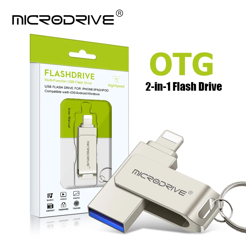Lightning Flash Drive Iphone | Pendrive Usb Lightning Iphone | 2 1 Pendrive Iphone - Usb ...