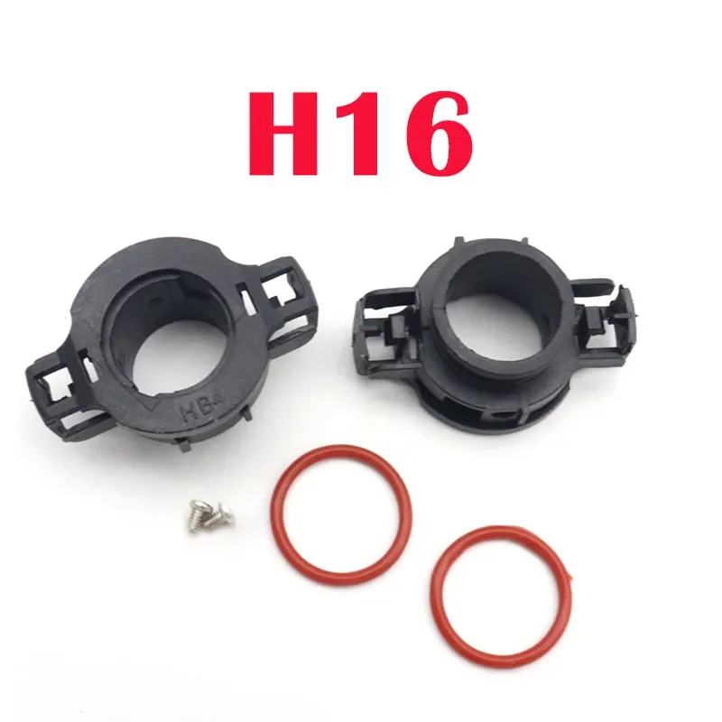 A Pair H16 Car LED Headlight Bulb Adapter Holder Base Sockets Headlamp ...