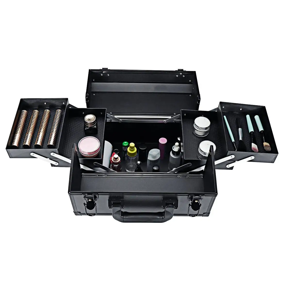 Large-Capacity-Portable-Lockable-Aluminium-Hard-Make-Up-Travel-Storage ...