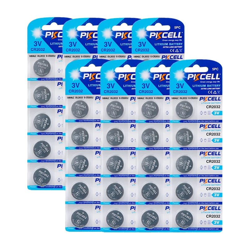 40-sztuk-PKCELL-CR2032-3V-baterie-guzikowe-BR2032-DL2032-ECR2032-kom ...
