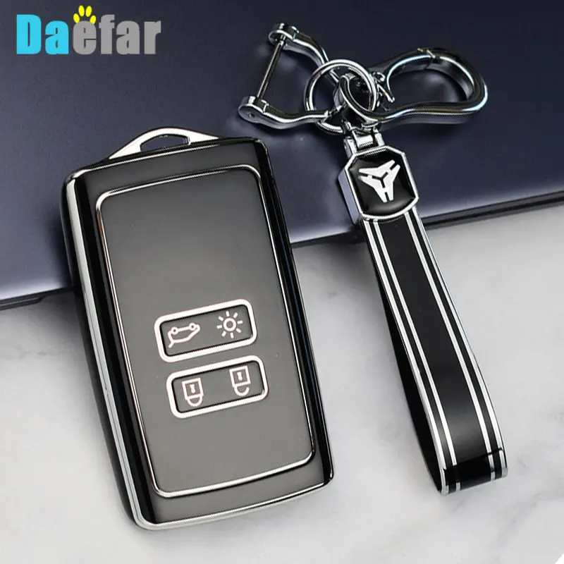 New-TPU-Remote-Cover-Key-Case-Car-Shell-for-Renault-Megane-Captur-Zoe ...