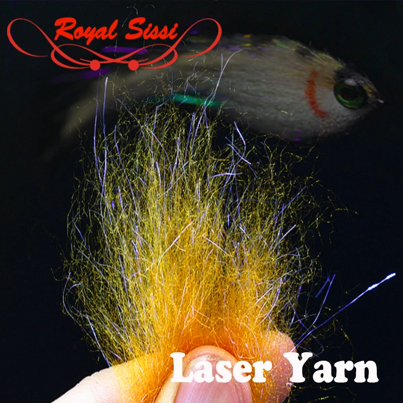 New 18 optional colors Senyo's laser yarn long sparkle acrylic fiber ...