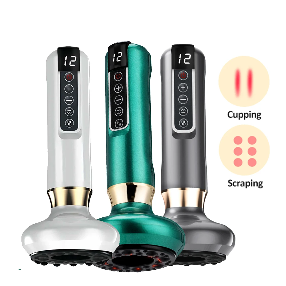 Smart Body Massage Suction Vacuum Cupping Device 6/12 Levels Anti ...