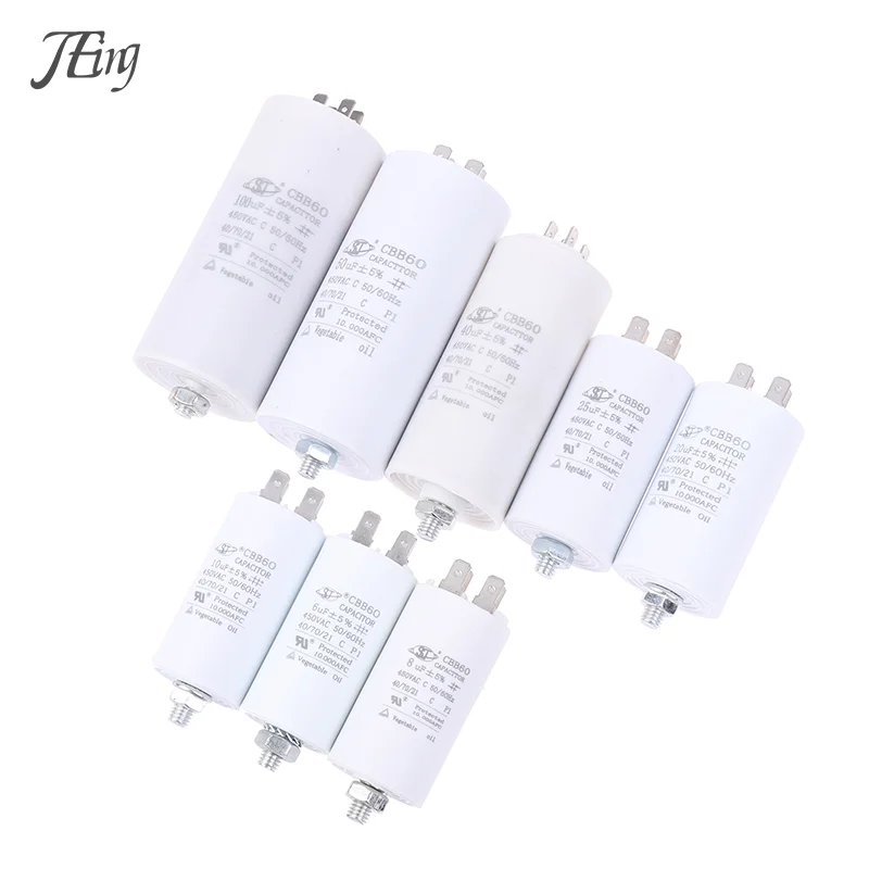 CBB60-Starting-Capacitor-6uF-100uF-Motor-Capacitor-50-60Hz-450VAC-With ...