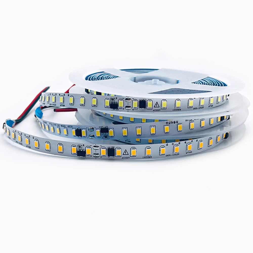 AC-220V-Led-Strip-Light-2835-120LEDs-M-5M-10M-20M-IP20-IP65-Waterproof ...
