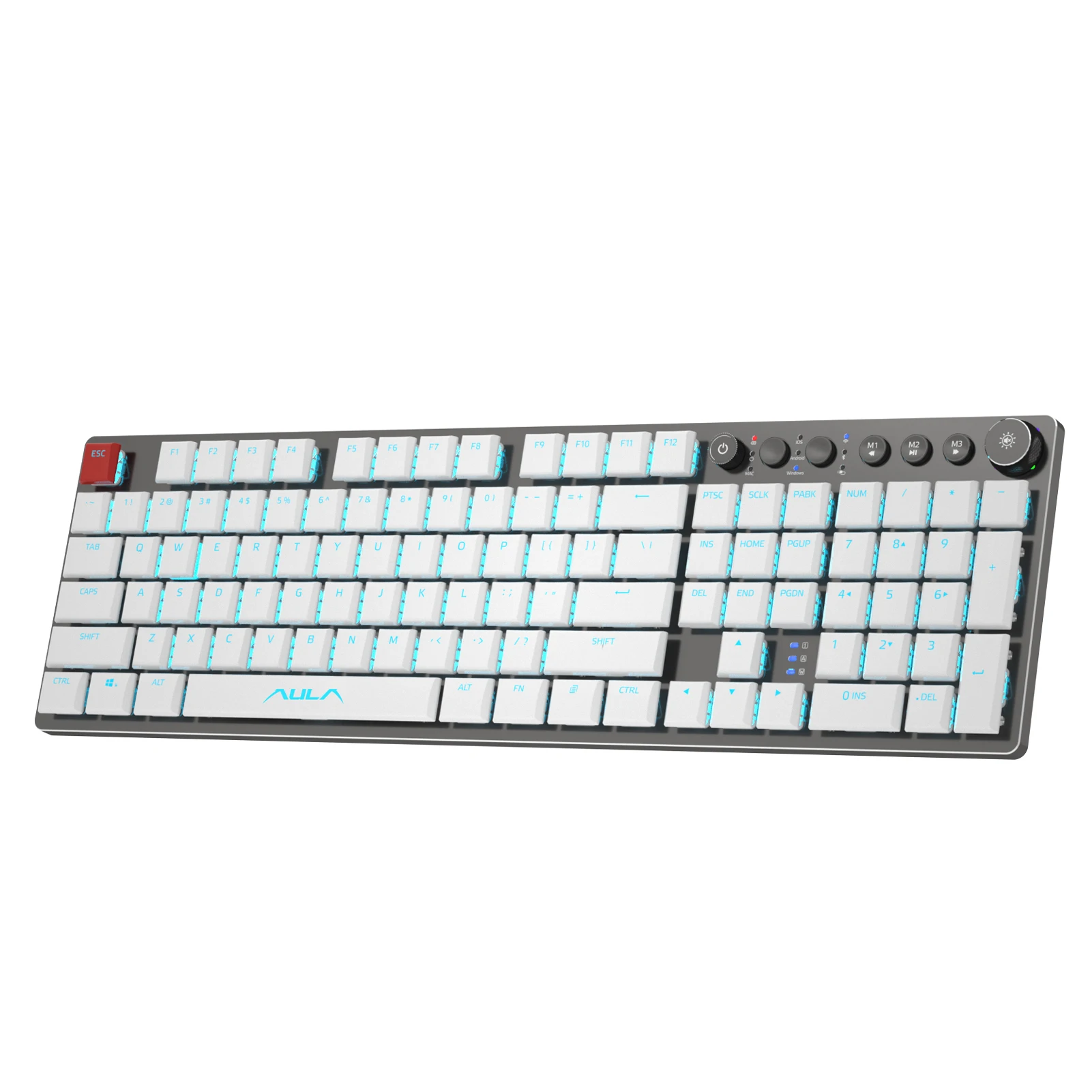 AULA-F2090-Wireless-Mechanical-Keyboard-Low-Profile-Switch-Ultra-Thin ...