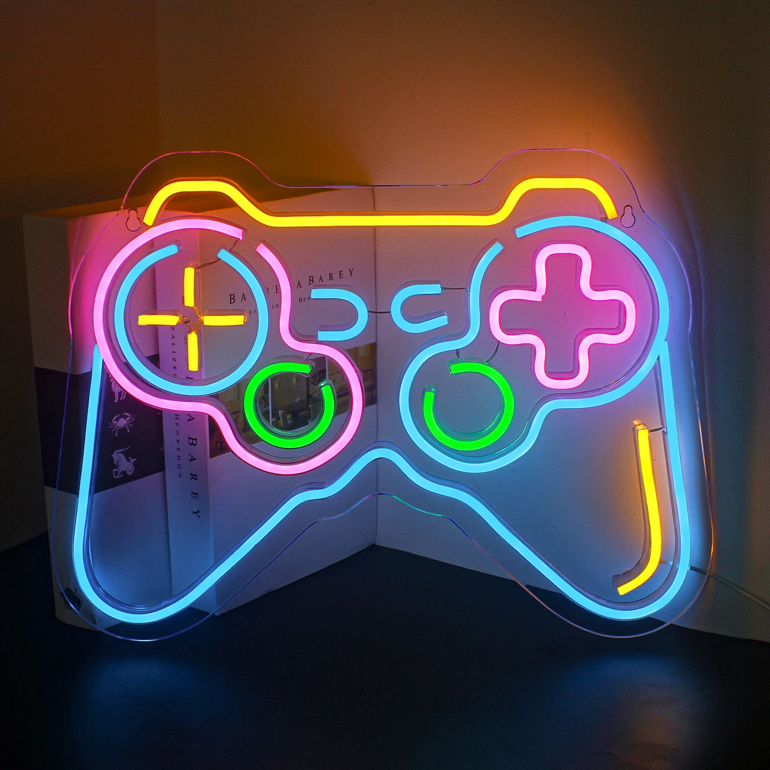 Color-Game-Console-Neon-Led-Sign-Lights-Gamer-Room-Decoration-USB ...