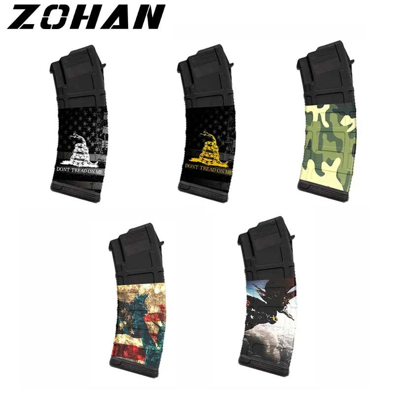 ZOHAN Gunskins Vinyl Sticker Fits AR-15 30rd Magazines Waterproof Non ...