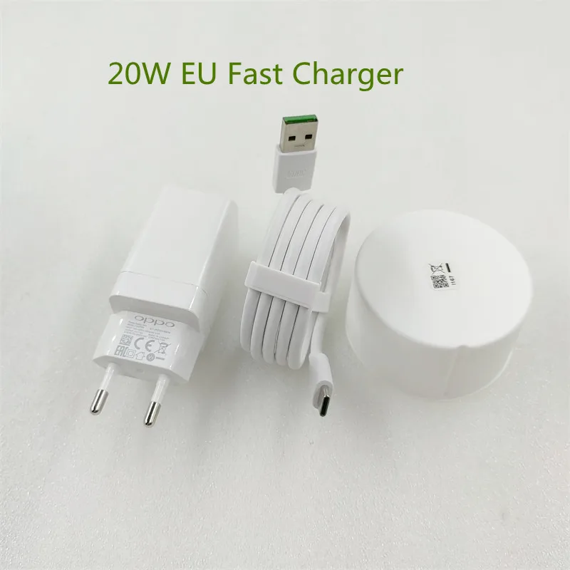 Original-OPPO-20W-VOOC-Charger-5V-4A-EU-Fast-Charging-Adapter-Type-C ...