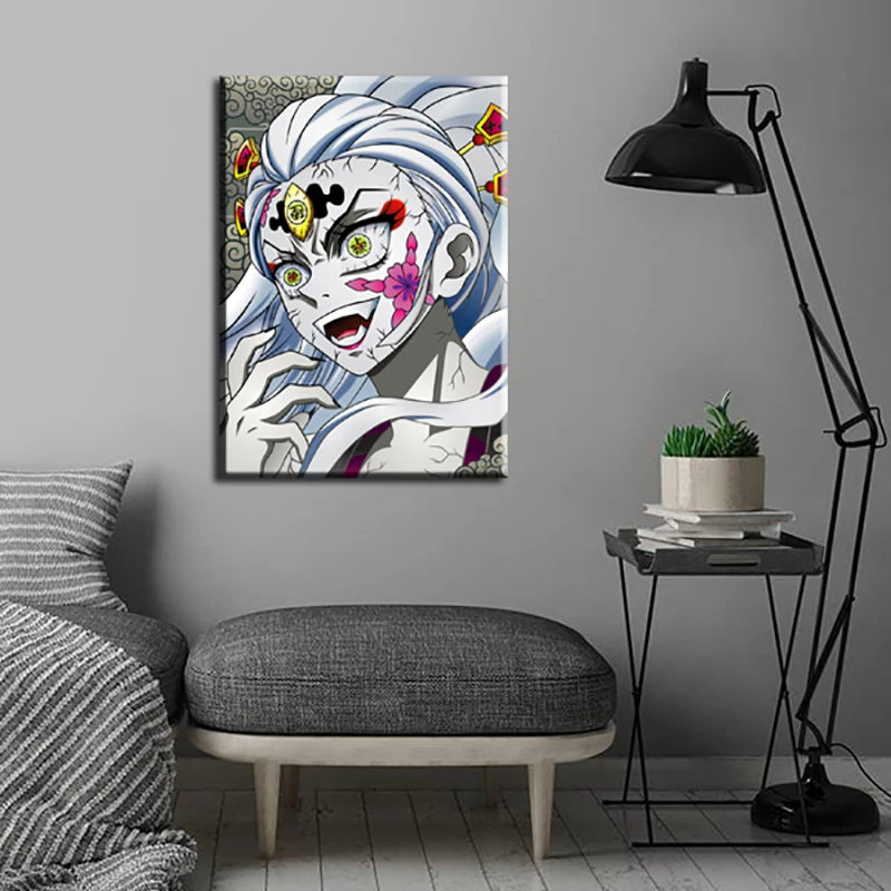 Canvas-Wall-Arts-Animation-Poster-Painting-Daki-Demon-Slayer-Anime ...