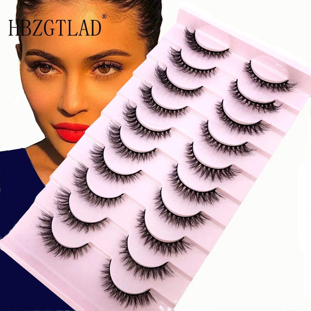 10pairs 3d Mink Dramatic Volume Lashes Bulk Faux Thick Long Wispy ...