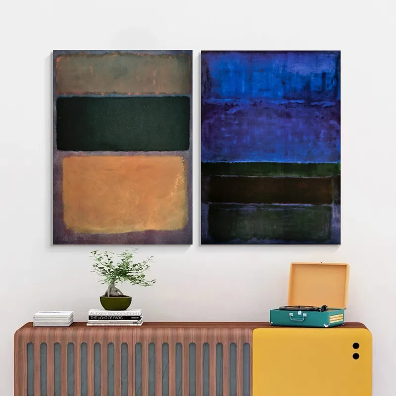 Modern-Color-Abstract-Poster-Living-Room-Combination-Decoration ...