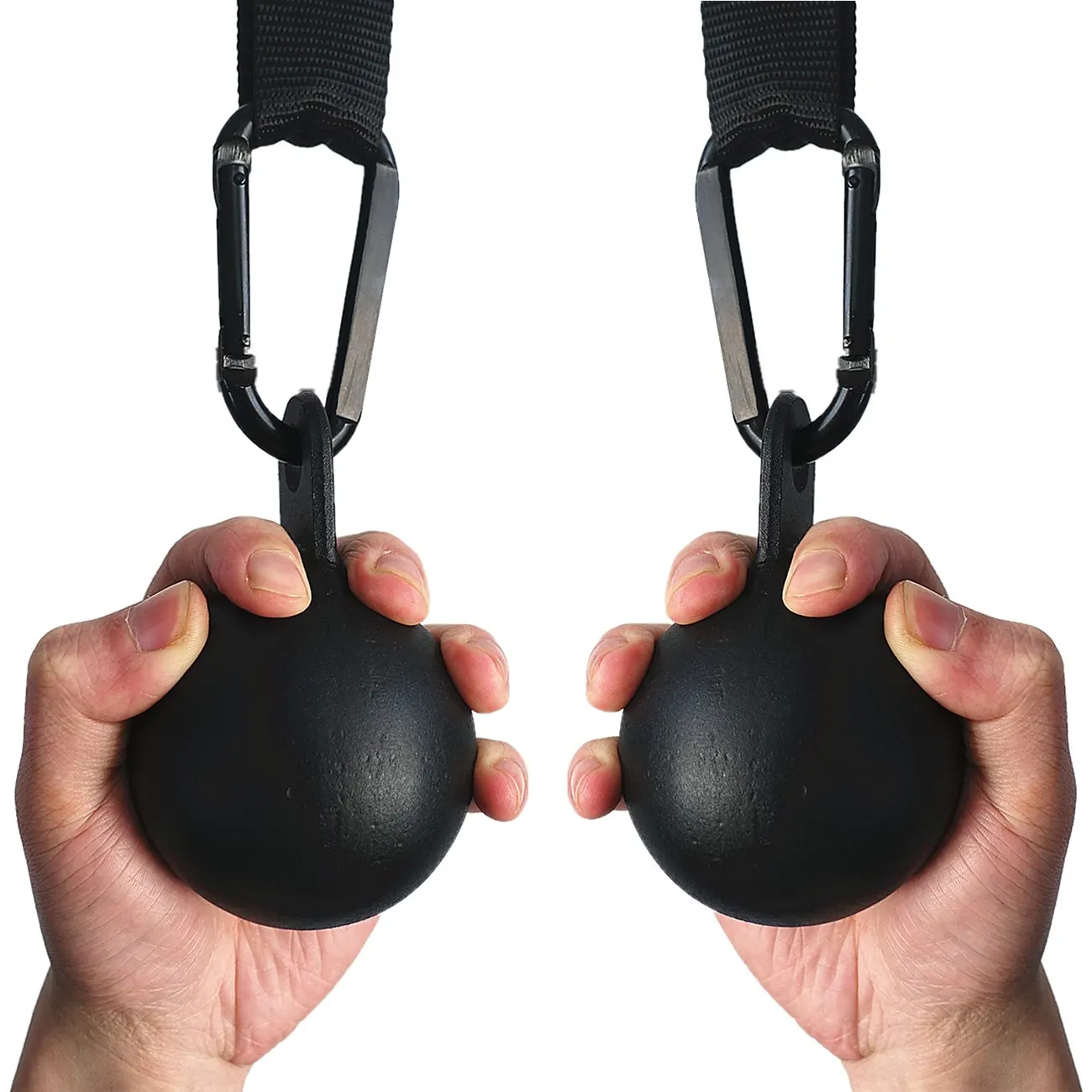 Fitness-Steel-Cannonball-Grips-Climbing-Holds-Set-with-Hanging-Strap ...