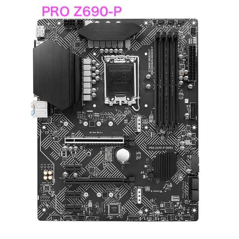 MSI PRO Z690-P DDR4 Motherboard Support 12th Generation CPU LGA 1700 ...