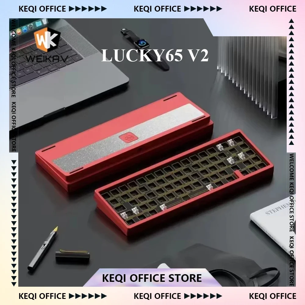 Weikav-Lucky65-V2-Mechanical-Keyboard-Kit-3Mode-2-4g-Bluetooth ...
