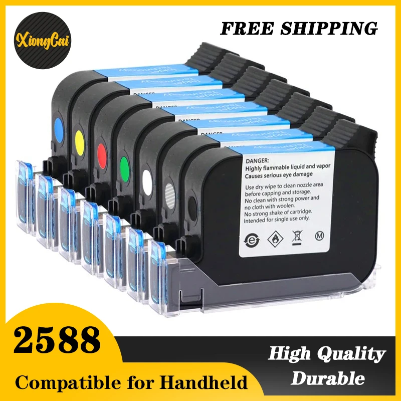 1PC-2588-Ink-Cartridge-TIJ-Handheld-Inkjet-Printer-Ink-Solvent-Fast ...