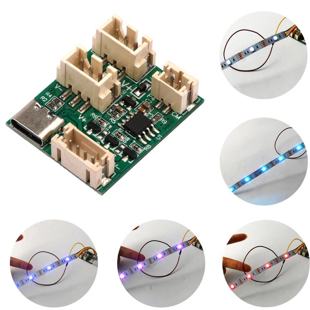 RGB-Colorful-River-Light-Module-Touch-Induction-Switch-DC-5V-12V-Touch-Induction-Cellular-Coil ...