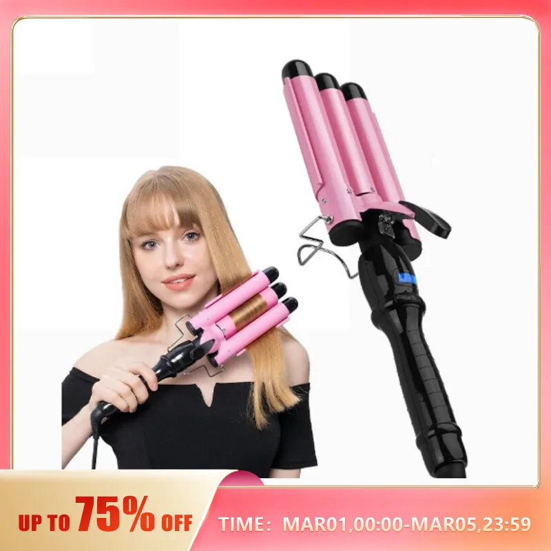 Hot-Comb-Electric-Curler-Three-Tube-Curler-Water-Ripple-Hair-Design ...