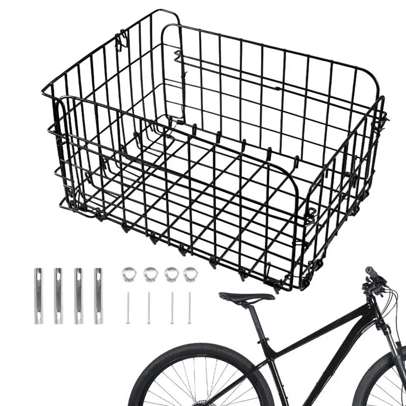 Bicycle-Baskets-For-Adult-Bikes-18L-Portable-Bicycle-Bike-Rack-Baskets ...