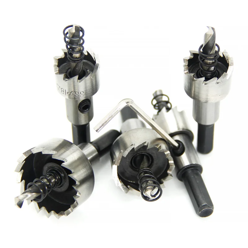 Carbide-Tip-HSS-Drill-Bit-Hole-Opener-16mm-High-Speed-Steel-Hole-Saw ...