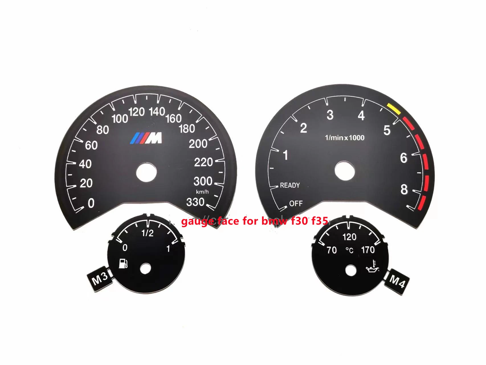 Tacho Gauge Face Overlay For Bmw F30 F31 F32 F33 F34 F36 3m Instrument ...