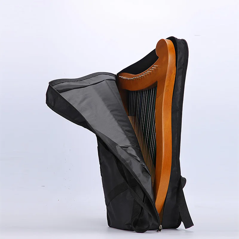 19 String Portable Lyre Harp Bag Solid Wooden High Quality Lyre ...
