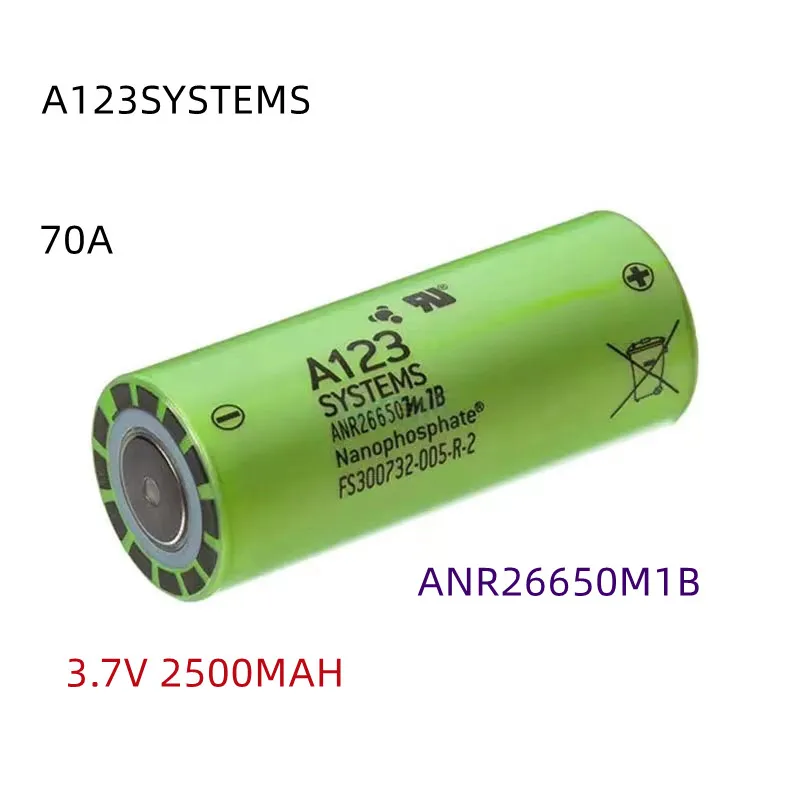 Free-ShippingAmerican-A123-26650-M1B-35C-Lithium-Iron-Phosphate-Battery ...