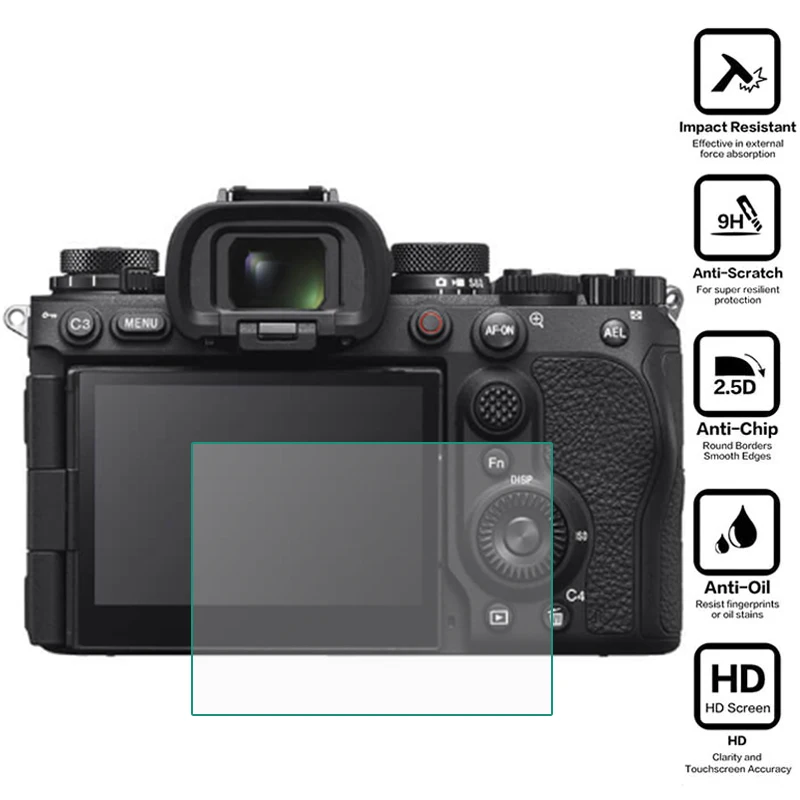 Pel-cula-protetora-de-vidro-duro-para-Sony-Camera-Display-Screen ...