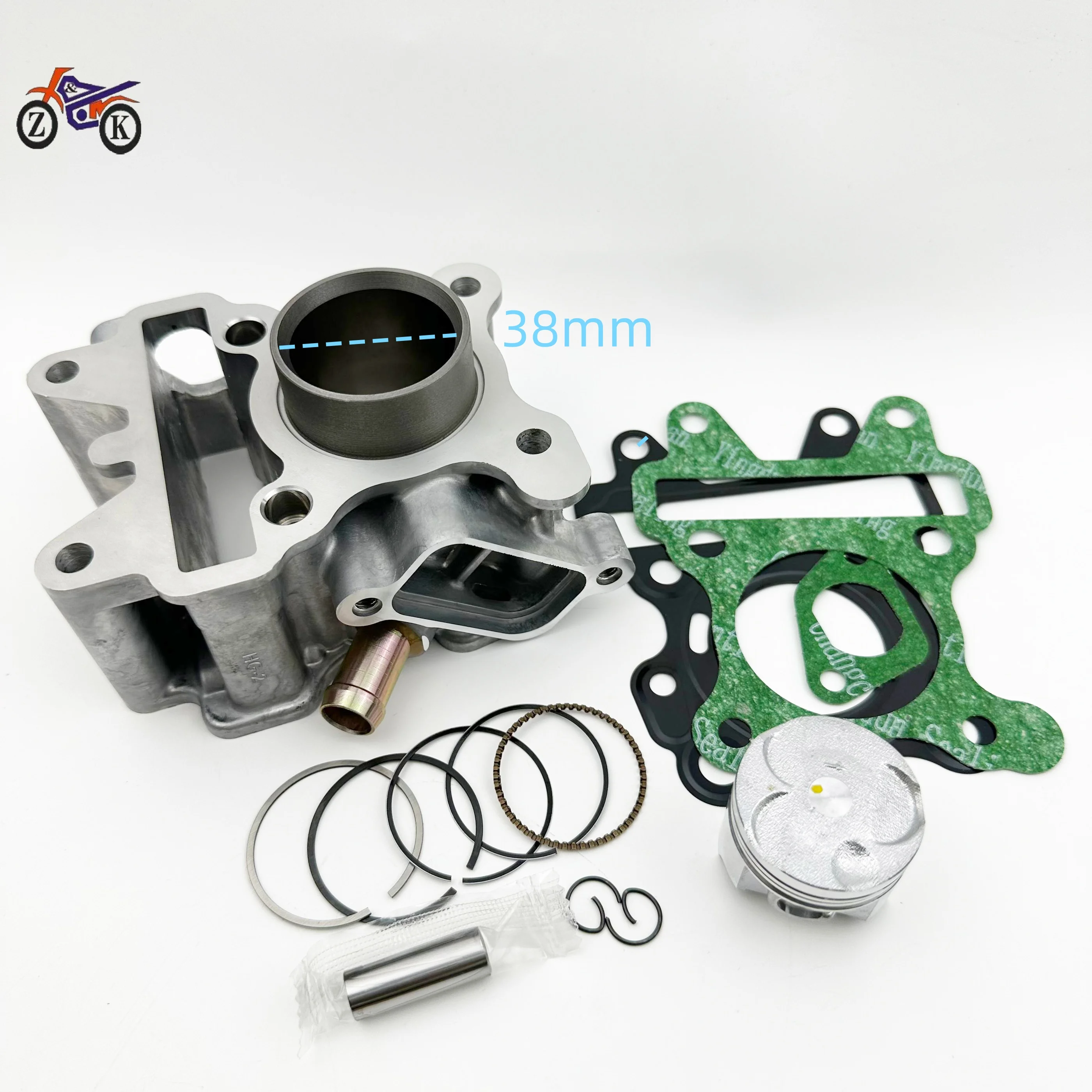 38mm-Cylinder-Kit-MBK-Nitro-II-Ovetto-2-Booster-X-50i-50cc-4T-Engine ...