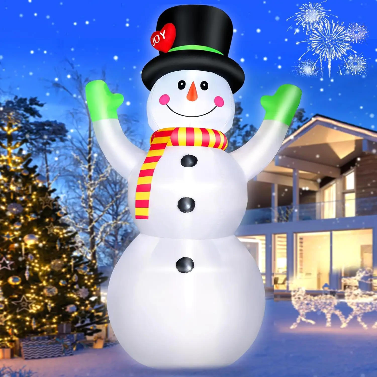 Christmas-Inflatables-Decorations-Snowman-Giant-Decorations-Built-in ...