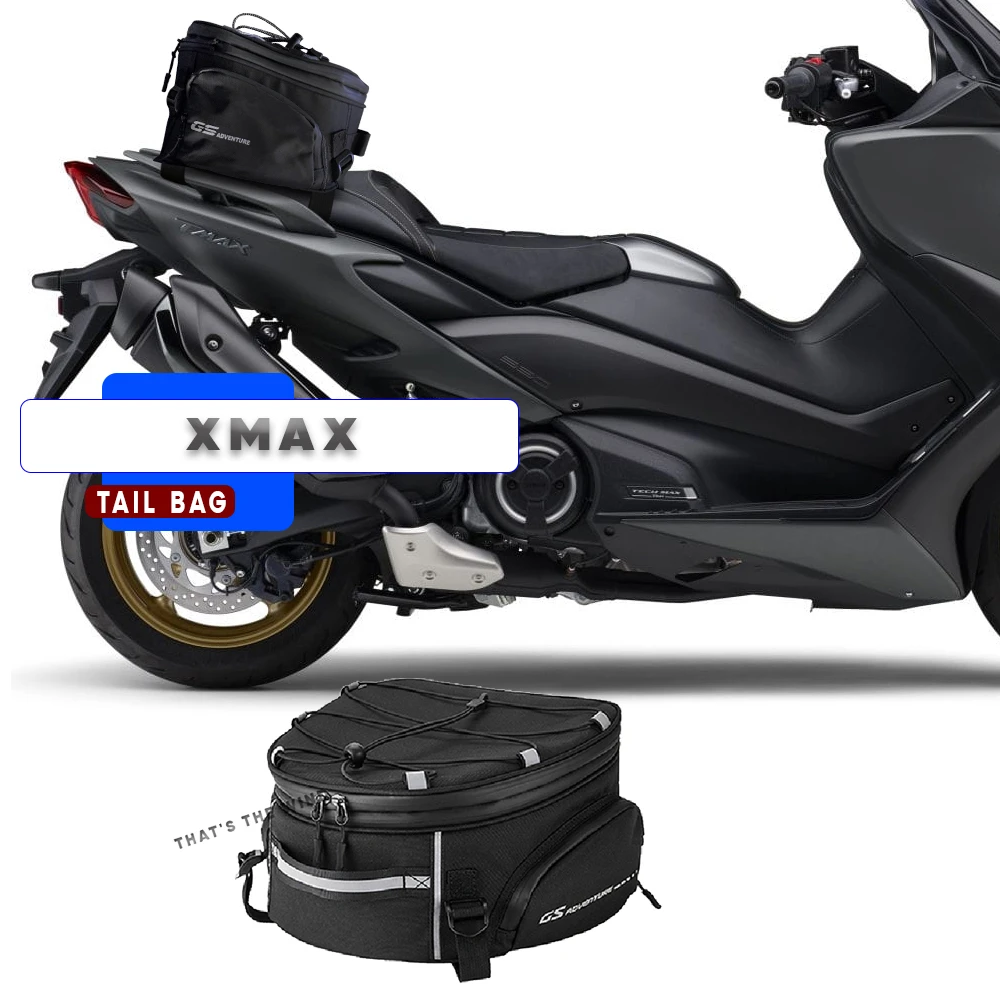 Motorcycles Waterproof Tail Rear Bags Luggage Tool Bag For Yamaha Xmax ...