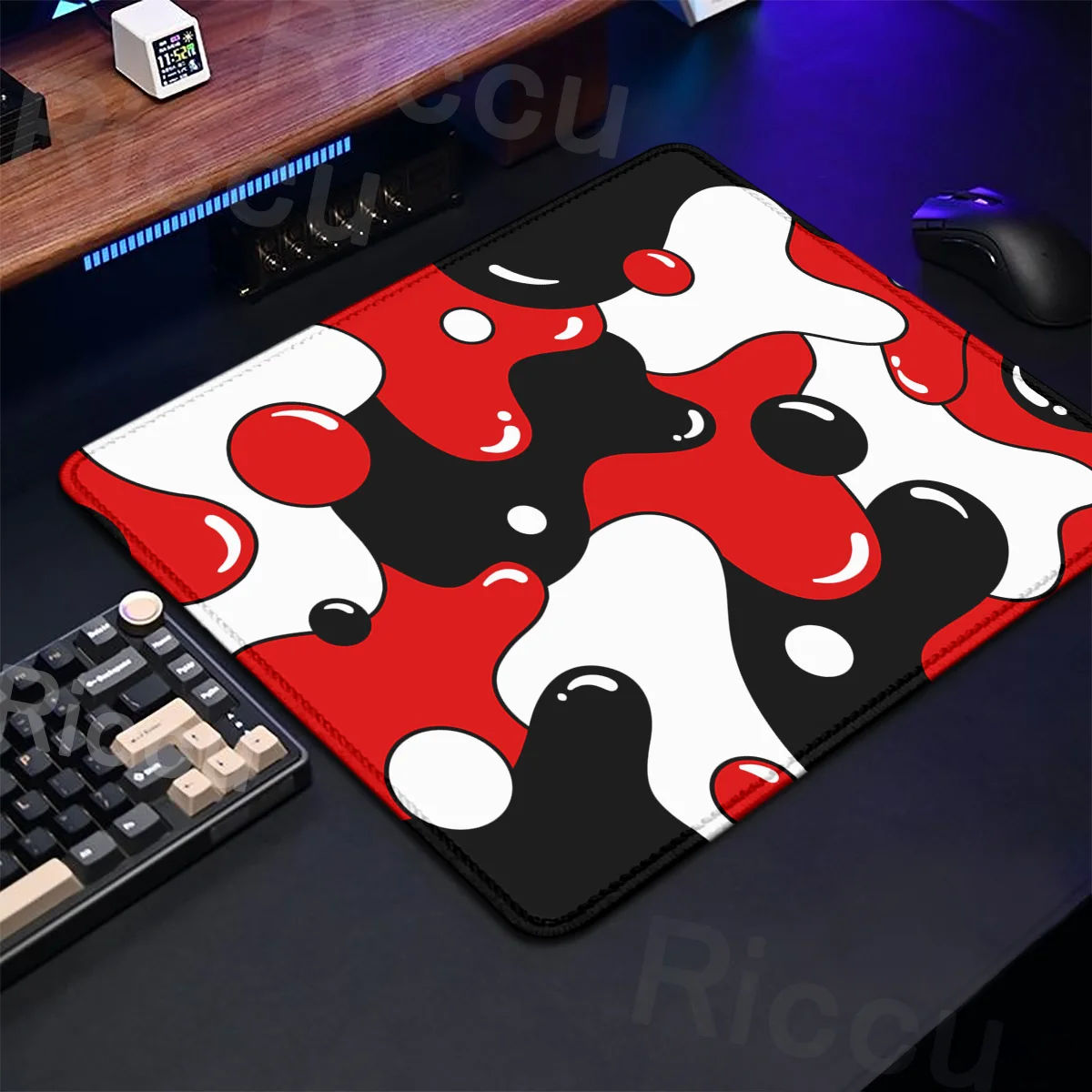 Gaming-Mouse-Pad-Strata-Liquid-Abstract-Small-Size-Deskmats-Gamer-Art ...