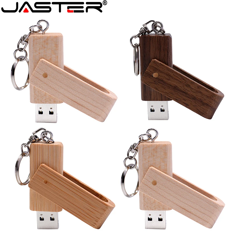 JASTER-Nussbaum-holz-USB-flash-drive-Kostenloser-Individuelles-logo ...