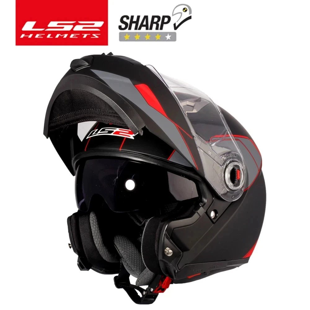 Original-LS2-Motorcycle-Helmet-Capacete-LS2-FF370-Double-Lens-Modular ...