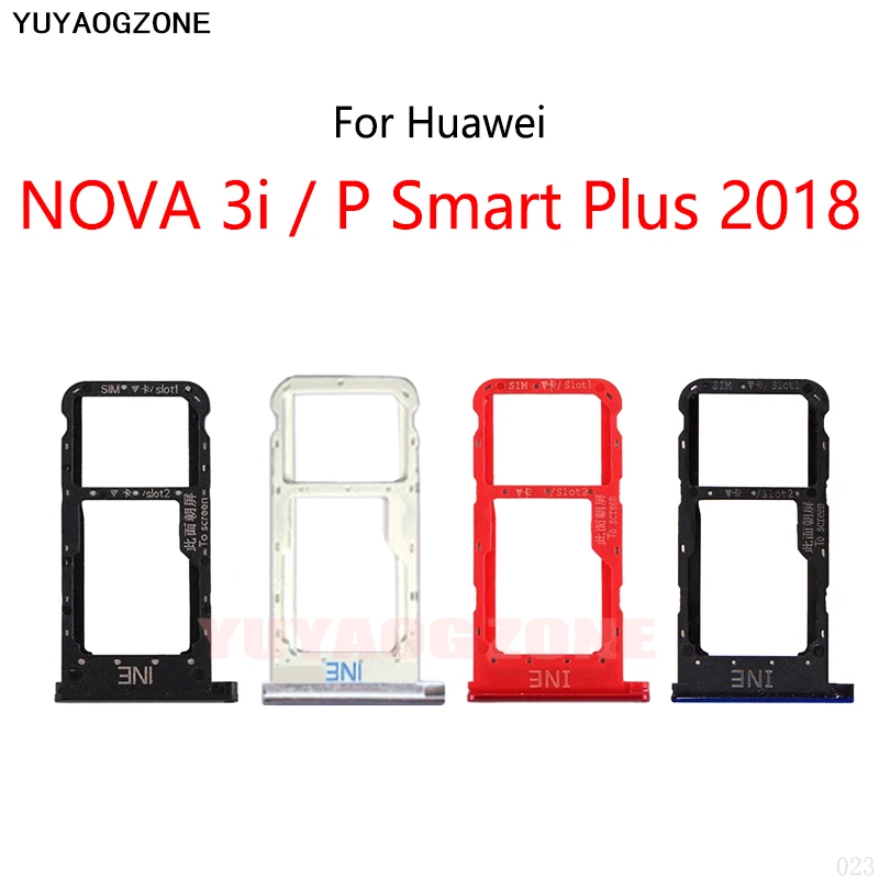 SIM Card Slot Tray Holder Sim Card Reader Socket For Huawei Nova 3i / P ...
