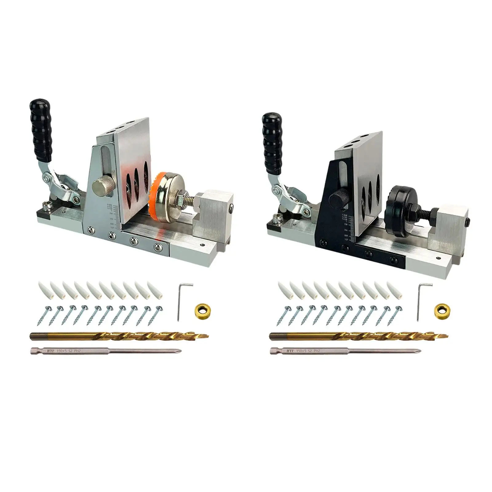 Pocket-Hole-Jig-Kits-with-Drill-Bit-Durable-Easy-to-Use-Hole-Drill ...