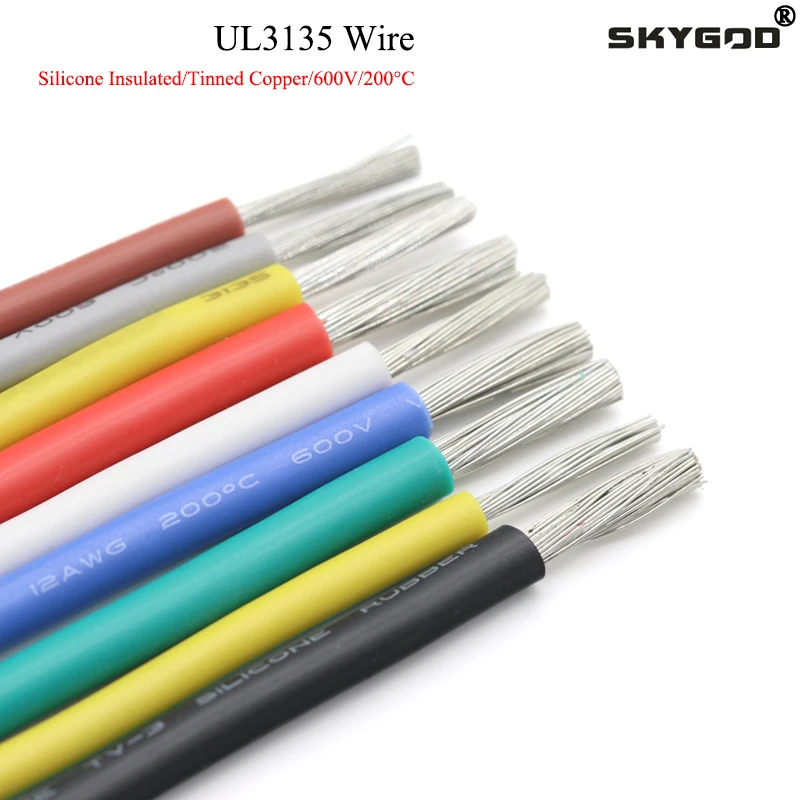 18 Awg High Temperature Wire | Wire 22 Awg Electronics | Electronic ...