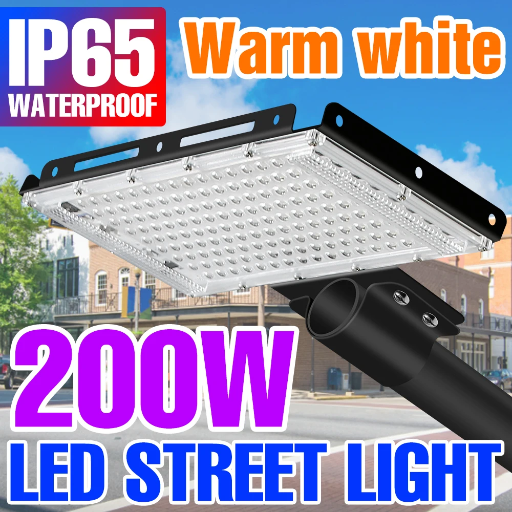 200W-LED-Street-Lamp-Outdoor-Garden-Lights-IP65-Waterproof-Spotlights ...