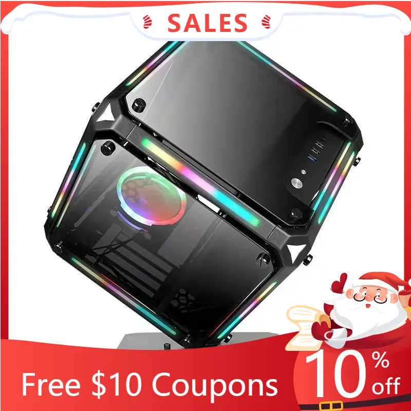 Cube-Shaped-Water-cooled-Personality-Creative-RGB-Light-Strip-Streamer ...