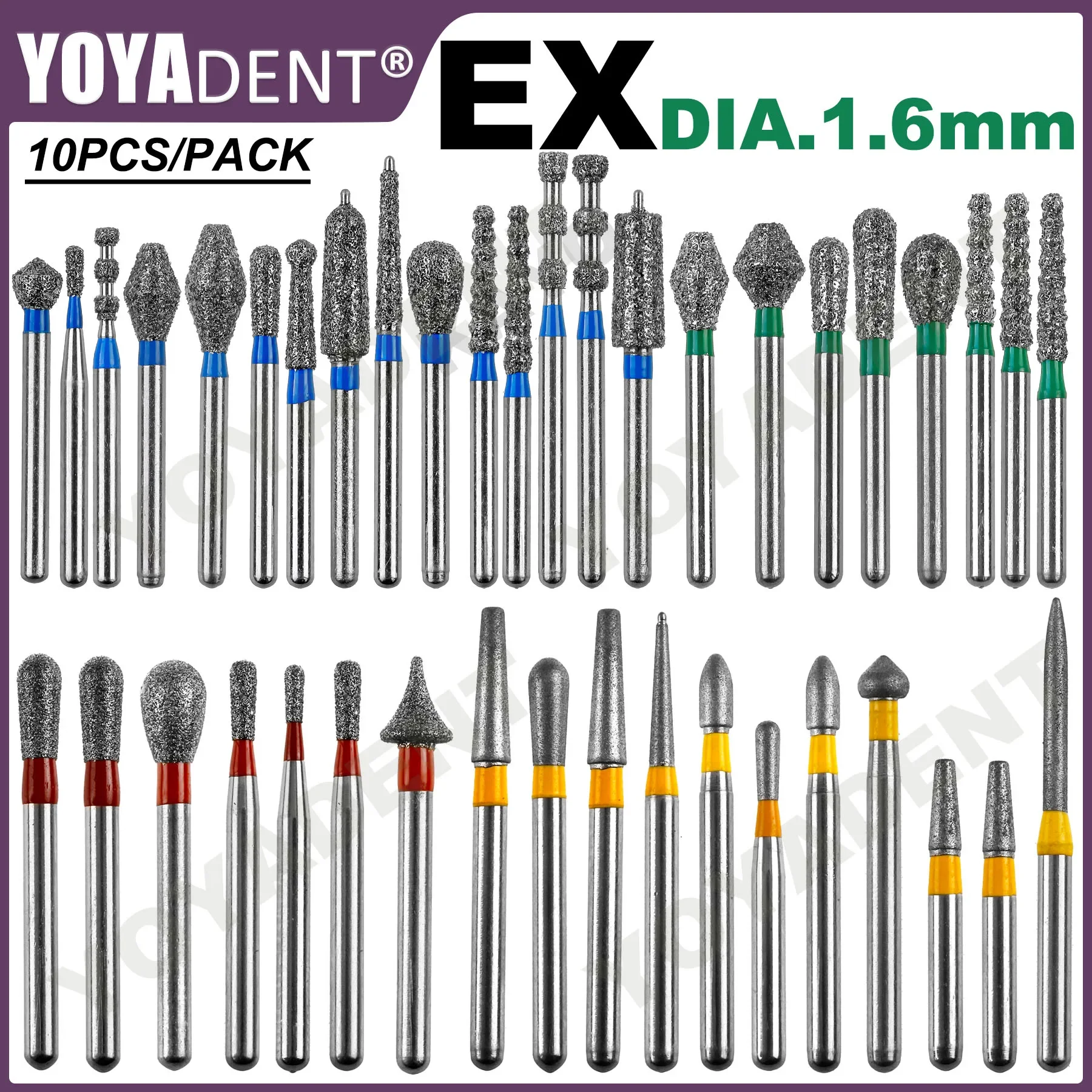 Fresas-de-diamante-Dental-tipo-EX-fresas-de-odontolog-a-fresas-dentales ...