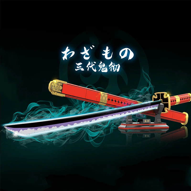Kit-Luminous-Swords-Building-Blocks-para-Adultos-Roronoa-Zoro-Sandai ...