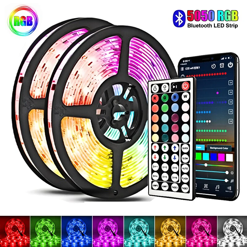 Led Strip Lights Bluetooth Control Usb | Christmas Lights Outdoor ...