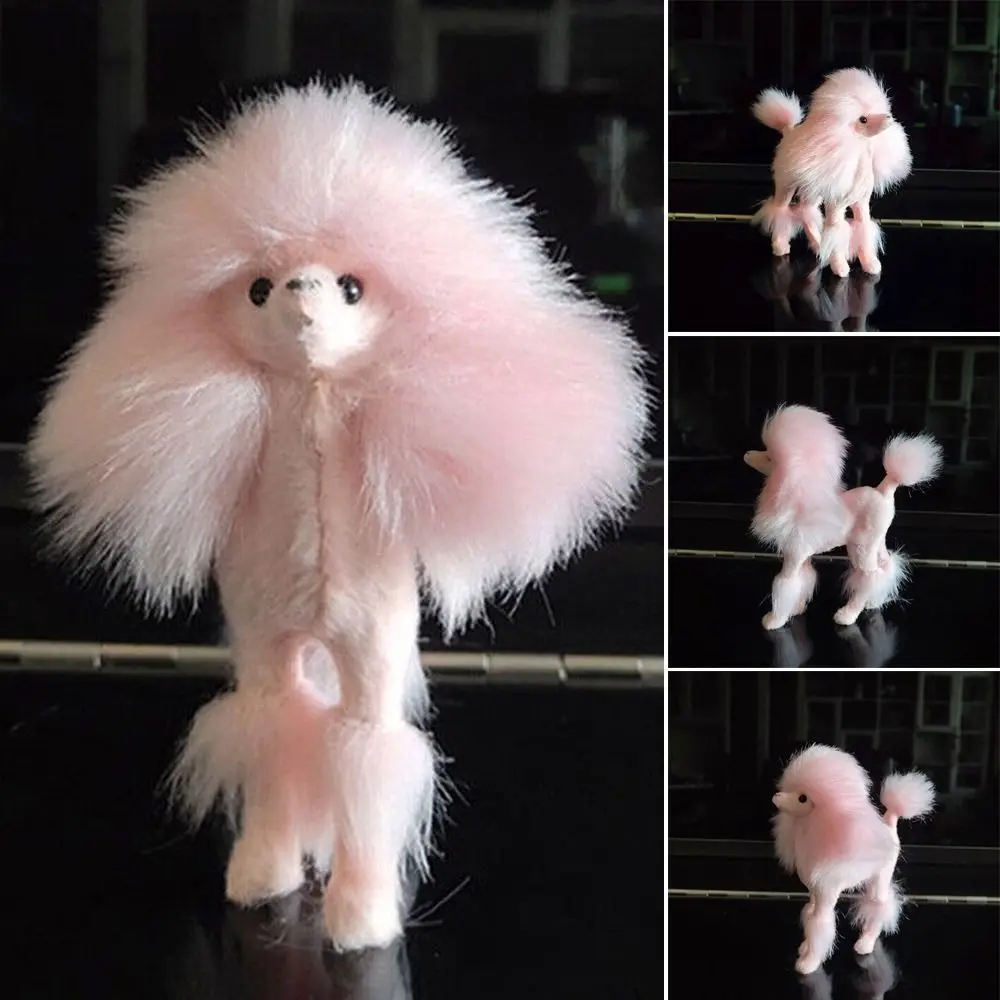 Pink Lifelike 1:6TH Scale Play Scene Model Doll House Miniature Poodle ...