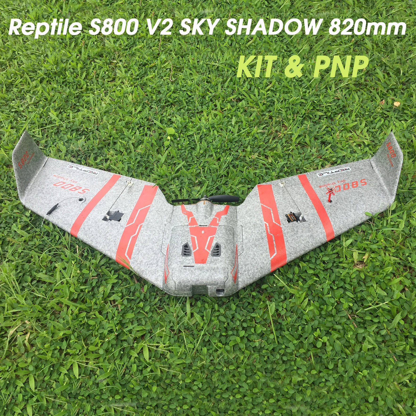 Reptile S800 V2 SKY SHADOW 820mm Wingspan Gray FPV EPP Flying Wing ...
