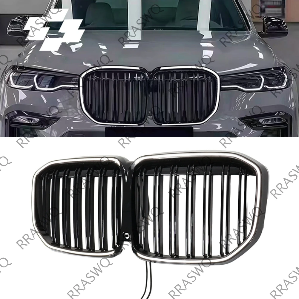 Car LED white light Front bumper Front Kidney Grill Grille For BMW G07 ...