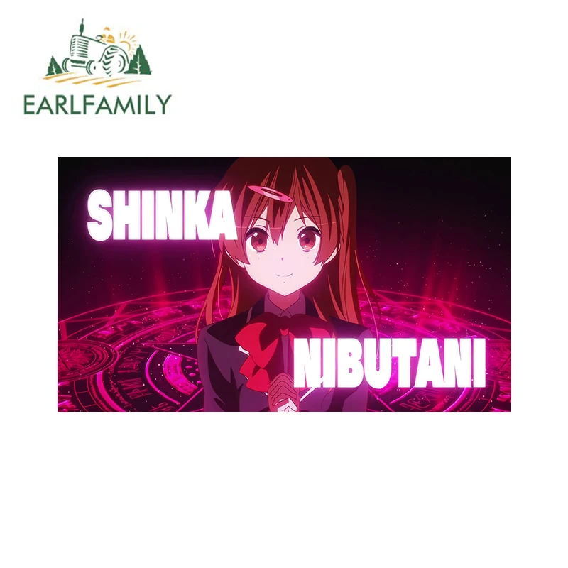 EARLFAMILY-pegatinas-para-coche-Shinka-Nibutani-Slaps-Kawaii-Anime-Girl ...